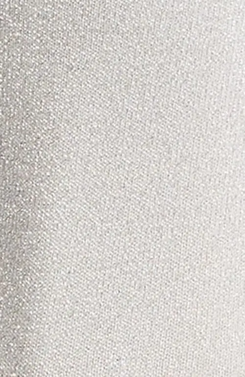 HIGH HEEL JUNGLE Glitterati Sparkle Crew Socks - Silver