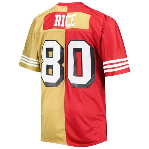 Mitchell & Ness Jerry Rice San Francisco 49ers Split Legacy Replica Jersey