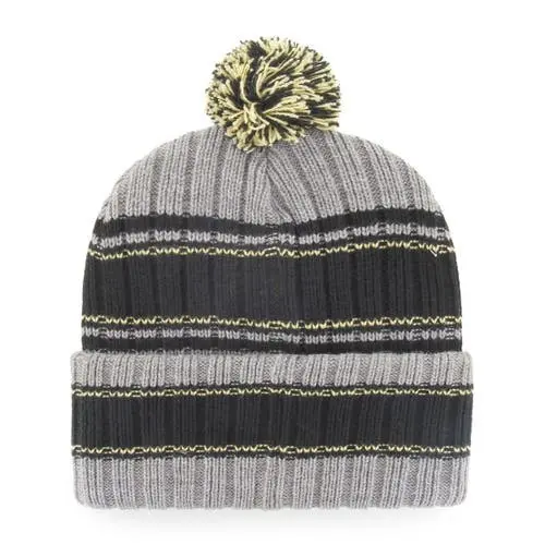 '47 Black New Orleans Saints Rexford Cuffed Knit Hat With Pom