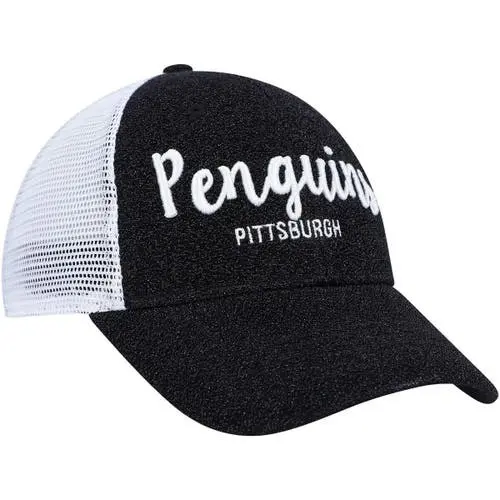 '47 White Pittsburgh Penguins Encore Mvp Trucker Snapback Hat