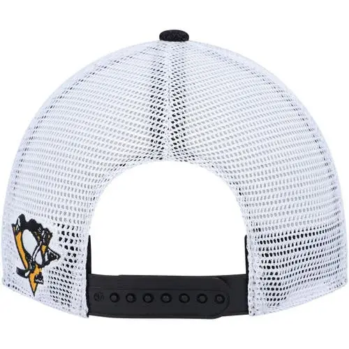 '47 White Pittsburgh Penguins Encore Mvp Trucker Snapback Hat