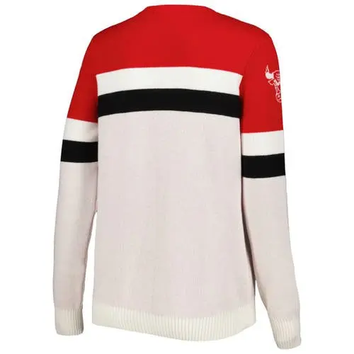 LUSSO Chicago Bulls Dominique Pullover Sweater