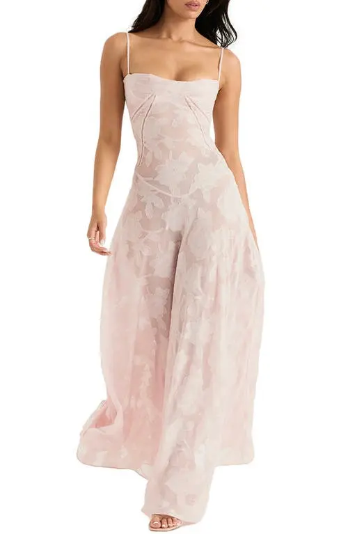 House Of Cb Seren Gown - Blush