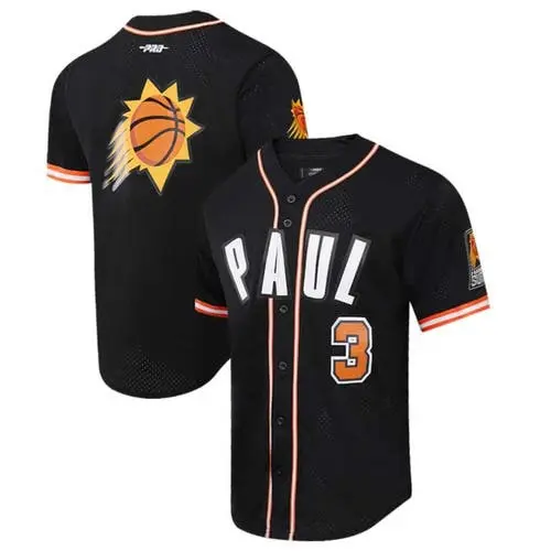 PRO STANDARD Chris Paul Phoenix Suns Capsule Player Baseball Button-up Shirt