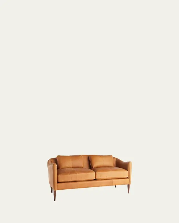 ARTERIORS Vincent Leather Sofa 80.5