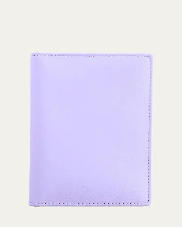 ROYCE NEW YORK Personalized Leather Rfid-blocking Passport Case - Lavender