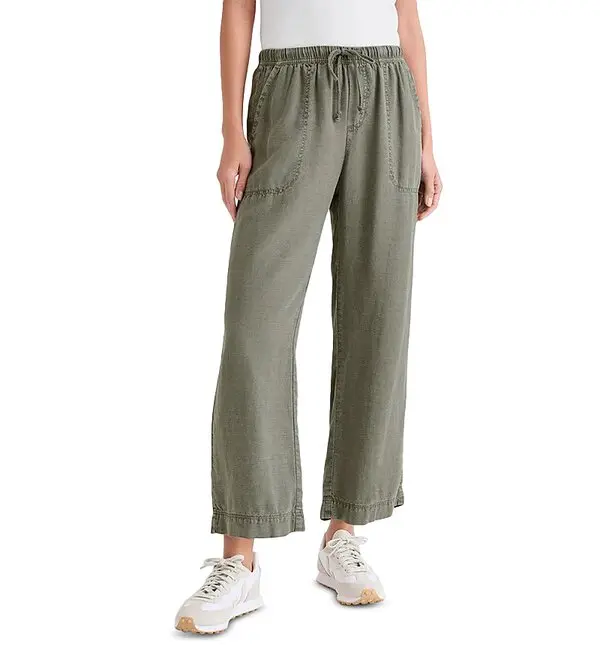 Splendid Angie Cropped Wide Leg Pants - Soft Vob