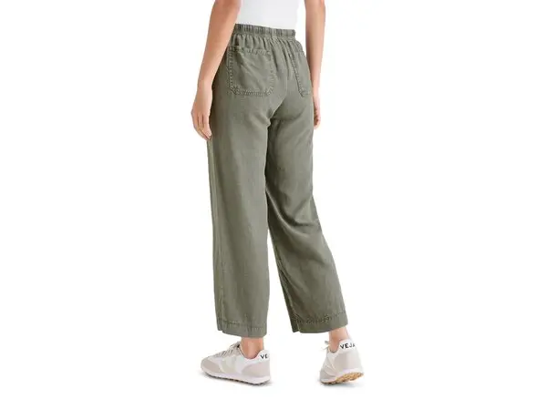 Splendid Angie Cropped Wide Leg Pants - Soft Vob