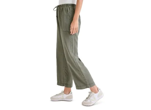 Splendid Angie Cropped Wide Leg Pants - Soft Vob