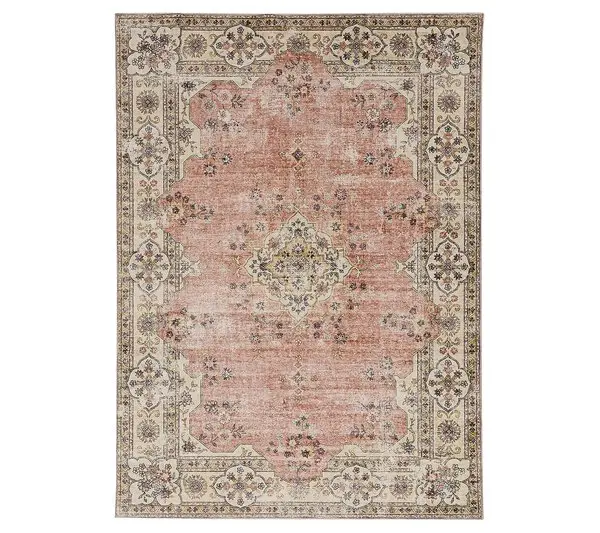 LINON Home Mac Washable 3'x5' Non-slip Decorati Ve Stylish Rug - One-color