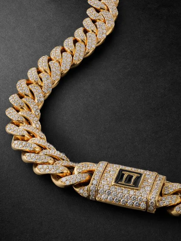 GREG YUNA Set Of Two 14k Diamond Convertible Bracelets