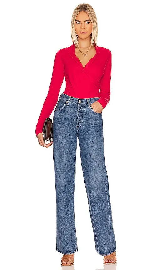 Velvet By Graham & Spencer Meri Top In Red