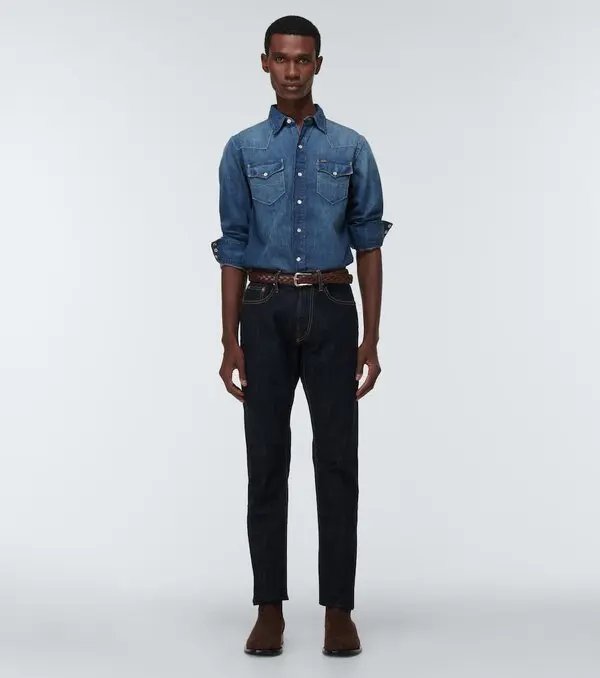 Ralph Lauren Denim Shirt In Blue - 50% Off | Editorialist