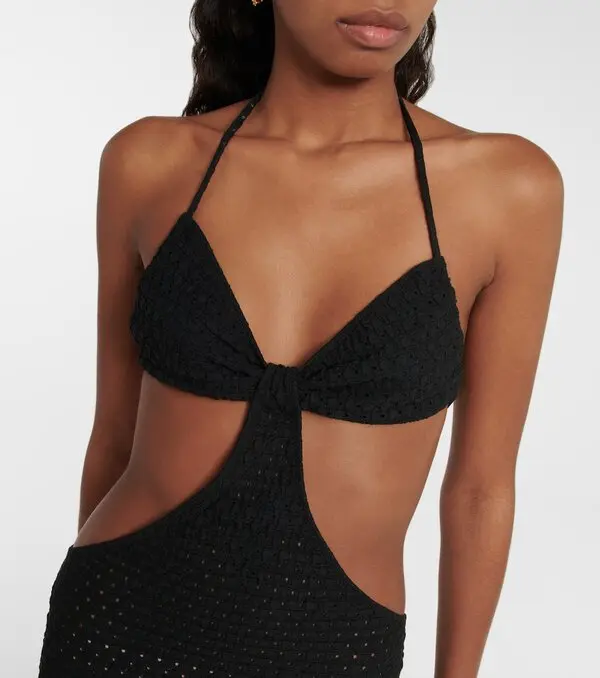 BANANHOT Anna Seersucker Beach Dress