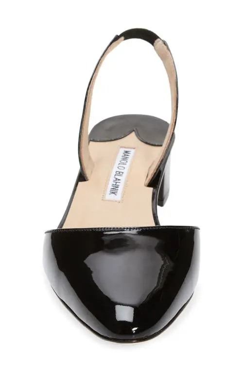 Manolo Blahnik Aspro Slingback Pumps - Black