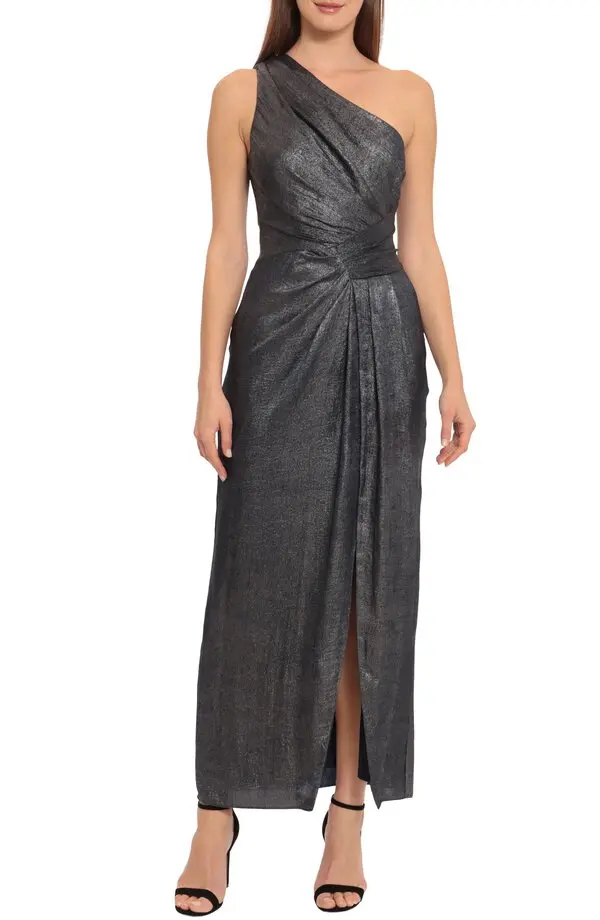 maggy london one shoulder dress Tammie