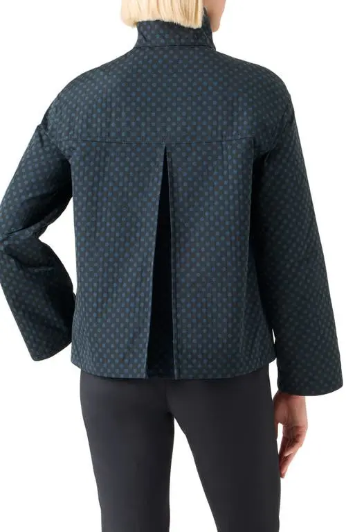 Akris Polka Dot Reversible Jacket - Black-navy