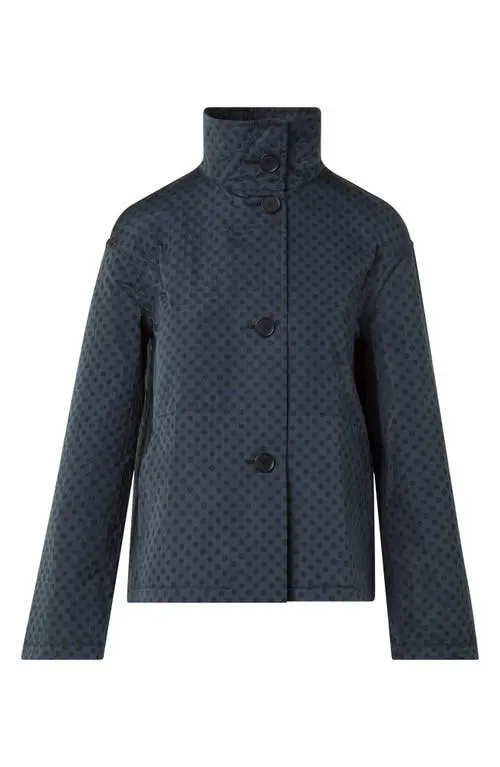 Akris Polka Dot Reversible Jacket - Black-navy