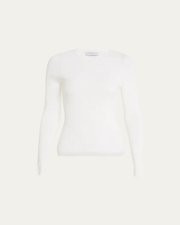 Gabriela Hearst Browning Cashmere Blend Top - Ivory