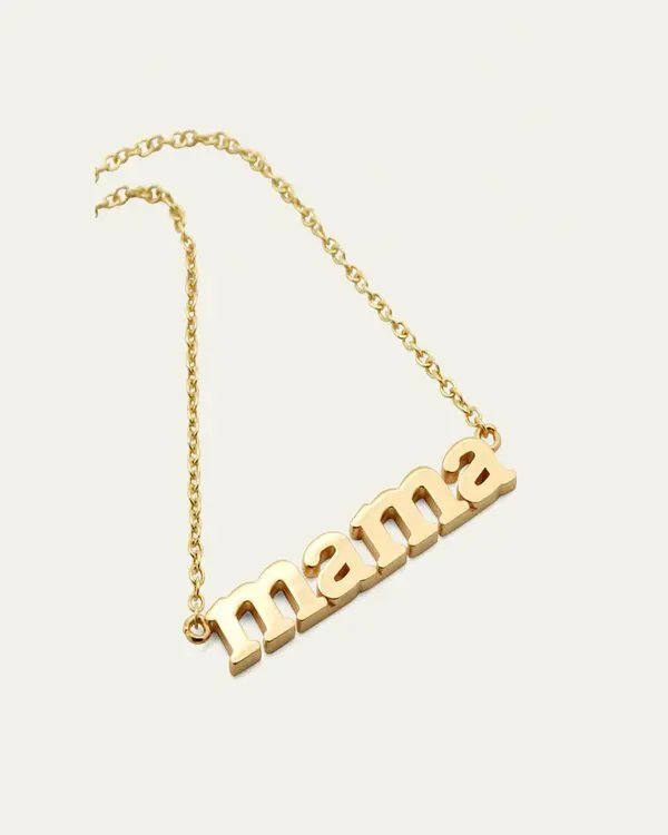 JENNIFER MEYER 18k Yellow Mama Pendant Necklace