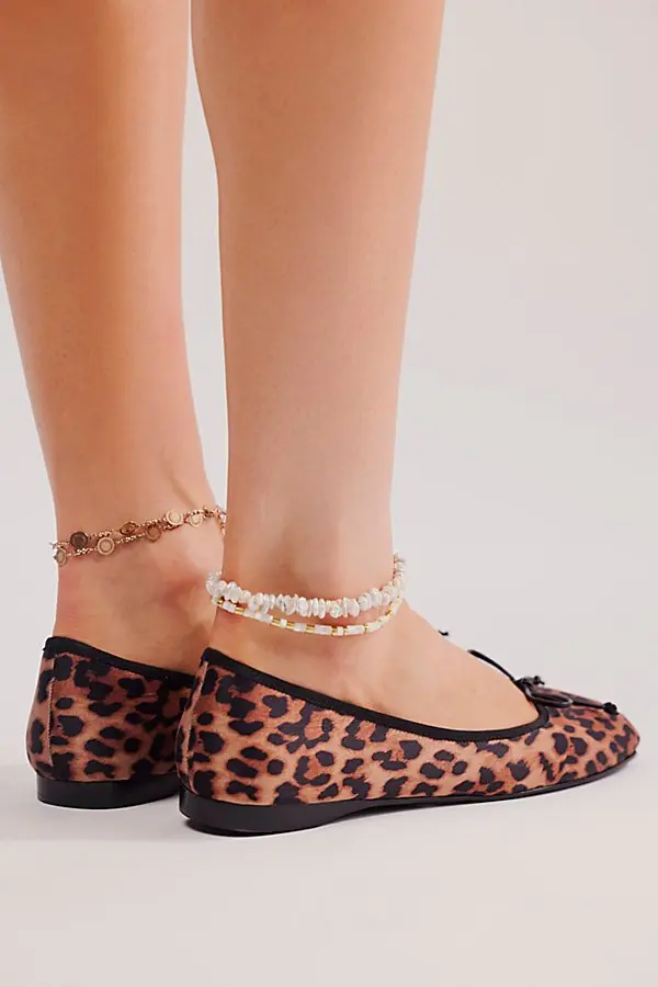 Jeffrey Campbell Aurora Ballet Flats - Leopard Satin
