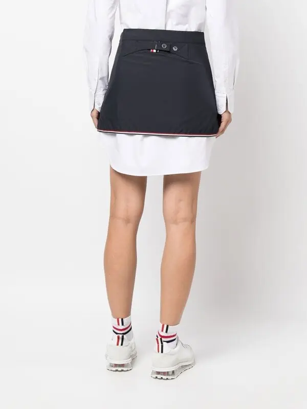 Thom Browne Rwb Golf Mini Skirt