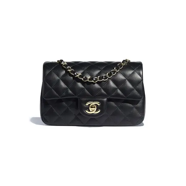 Chanel Mini Flap Bag Lambskin & Gold-tone Metal