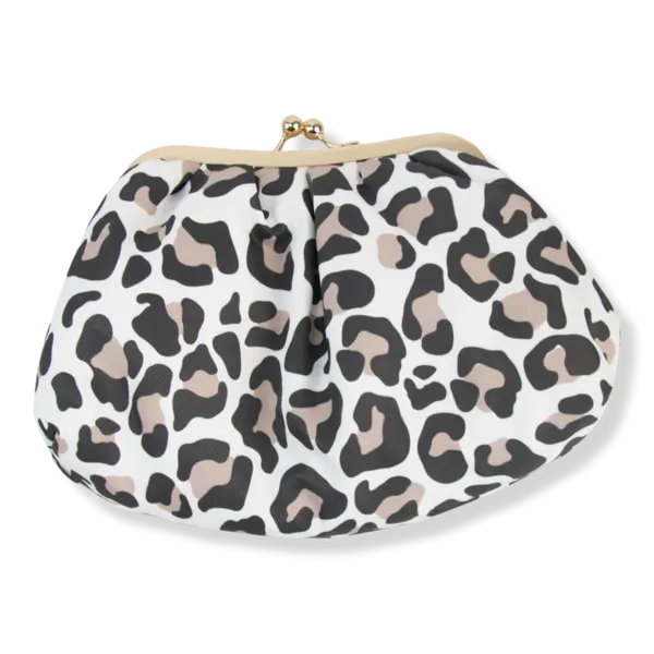 THE VINTAGE COSMETIC COMPANY Leopard Print Cosmetic Bag - One-color