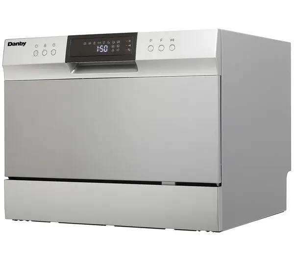 DANBY 6-setting Countertop Dishwasher In Silver - One-color