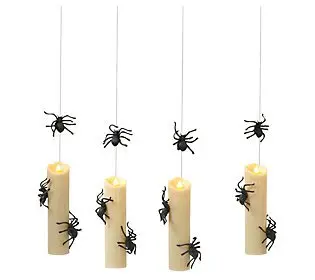 GERSON INTERNATIONAL S/6 B/o Lit Spider Candles Gerson Co - One-color