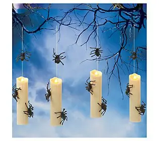 GERSON INTERNATIONAL S/6 B/o Lit Spider Candles Gerson Co