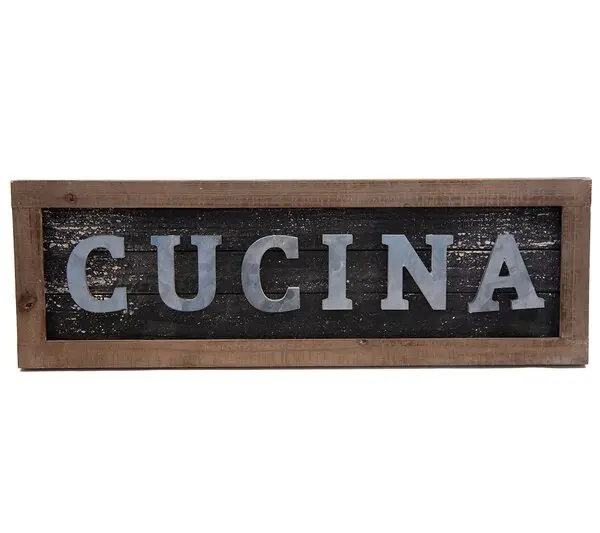 DESIGNSTYLES Cucina Wall Sign