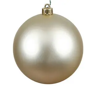 VICKERMAN 3' Matte Ball Ornament, 12 Per Bag - One-color