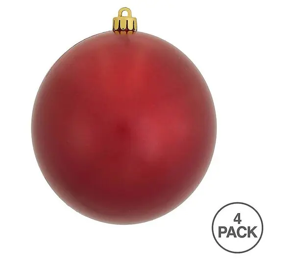 VICKERMAN 4.75' Candy Ball Christmas Ornament, Per Bag
