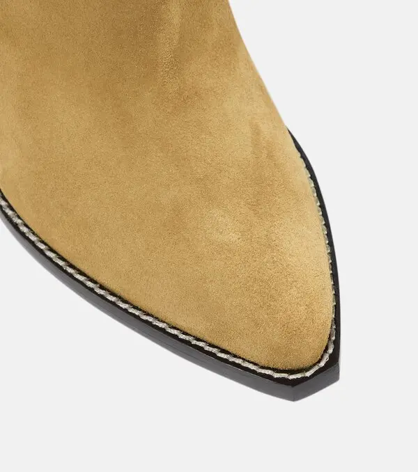 Isabel Marant Étoile Leyane Suede Mid-calf Cowboy Boots - Brown