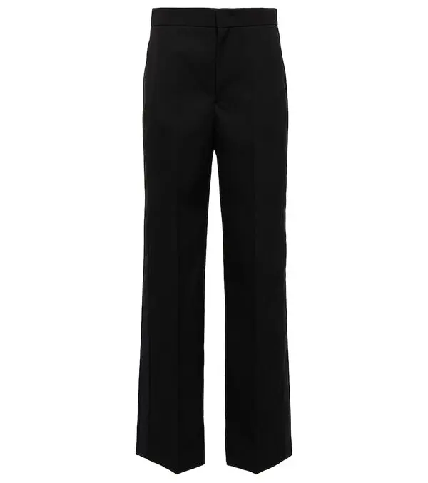 Isabel Marant Scarly Wide Leg Wool Pants