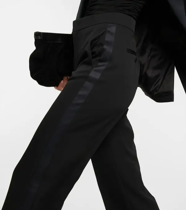Isabel Marant Scarly Wide Leg Wool Pants