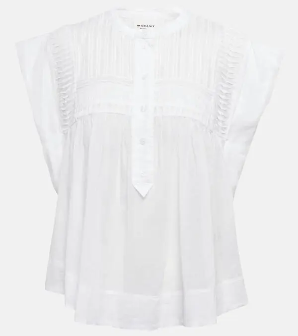 Isabel Marant Étoile Marant Leaza Cotton Blouse