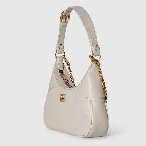 Gucci Aphrodite Shoulder Bag - Light Grey Leather
