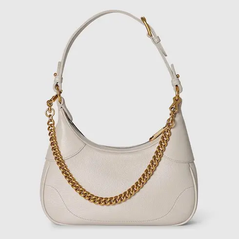 Gucci Aphrodite Shoulder Bag - Light Grey Leather
