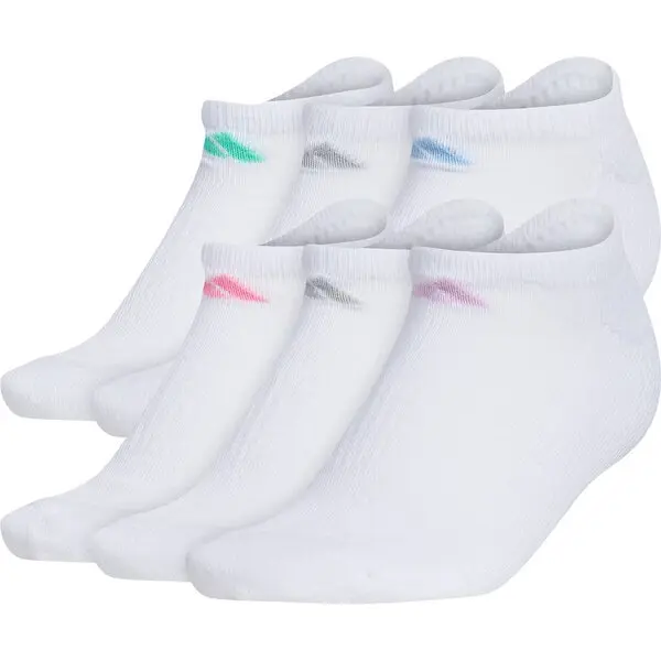 Adidas Athletic Cushion Ankle Socks Pack Of 6 - White