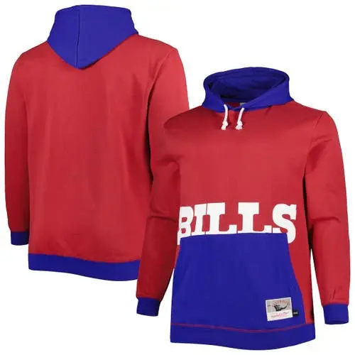Mitchell & Ness Buffalo Bills Big Face Pullover Hoodie