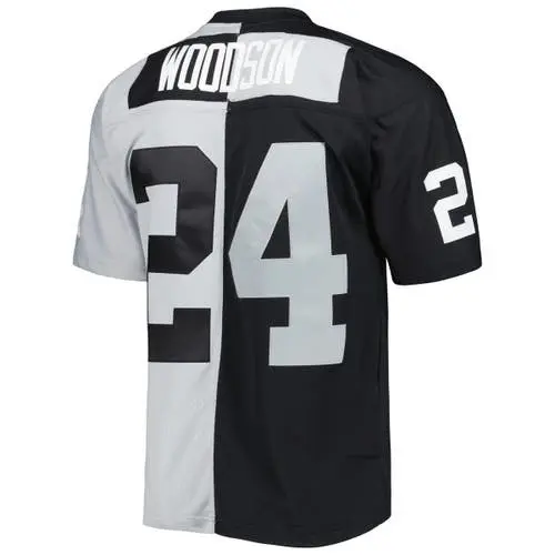 Mitchell & Ness Charles Woodson 1998 Las Vegas Raiders Split Legacy Replica Jersey