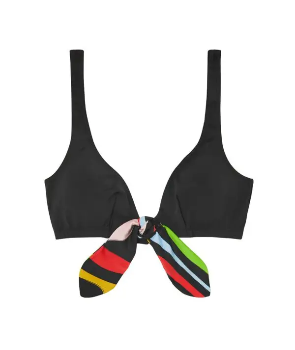 Emilio Pucci Printed Triangle Bikini Top