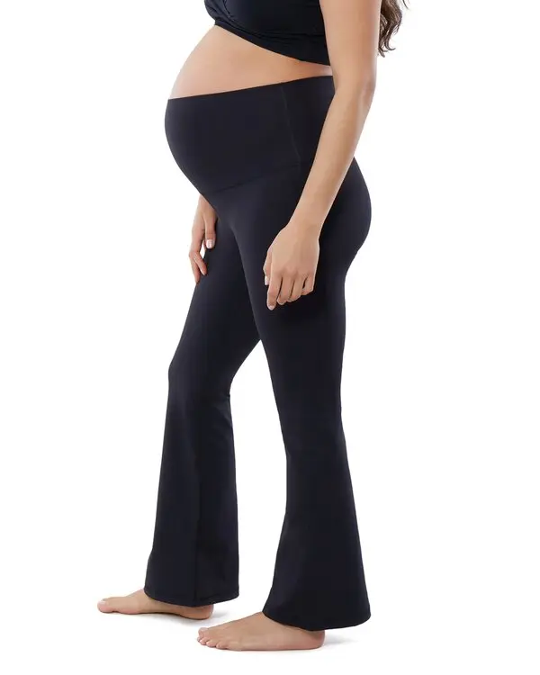 INGRID & ISABEL Fold Down Flared Maternity Leggings