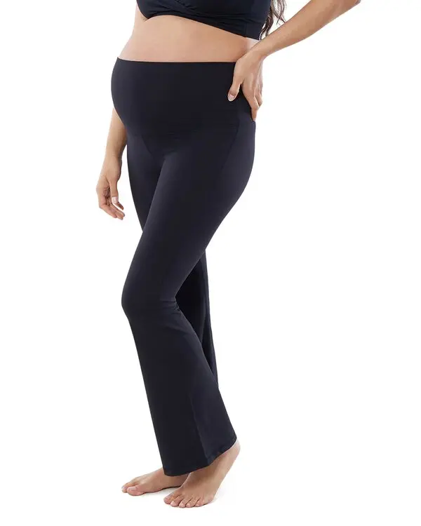 INGRID & ISABEL Fold Down Flared Maternity Leggings