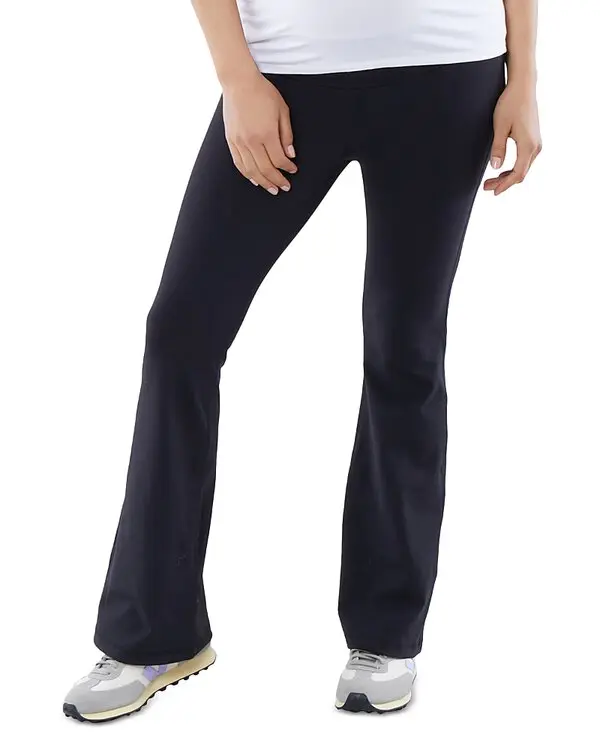 INGRID & ISABEL Fold Down Flared Maternity Leggings