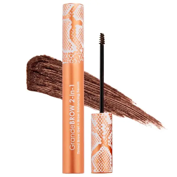 GRANDE COSMETICS Grandebrow 2-in-1 Tinted Brow Gel + Brow Enhancing Serum - Dark