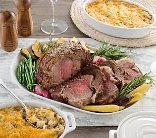 KANSAS CITY STEAK Co. 5.5lb Prime Rib Roast & Casseroles - One-color