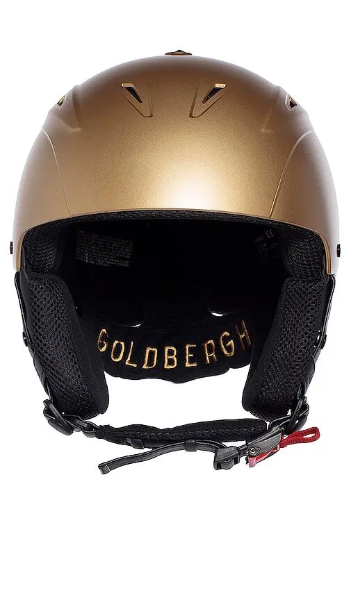 Goldbergh Khloe Metallic Ski Helmet - Gold